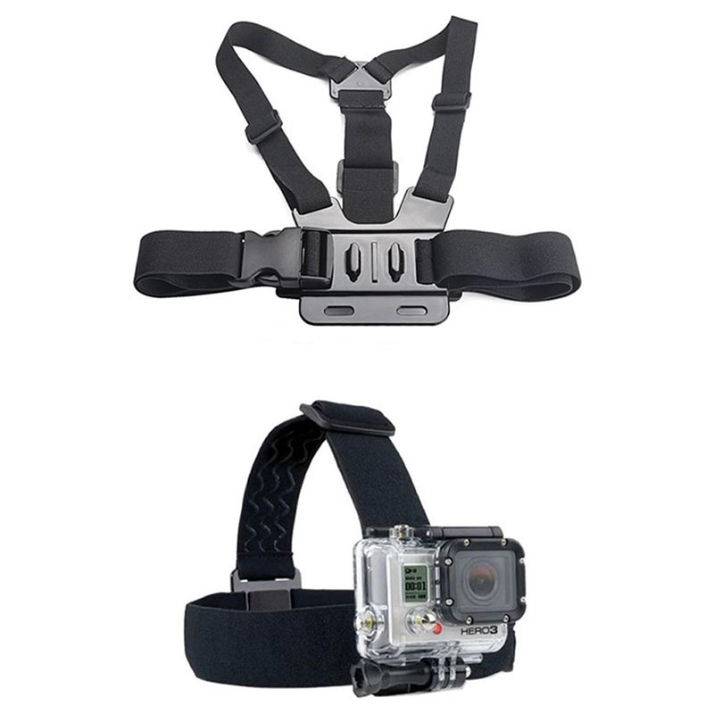 34-in-1 Accessory Kit with Chest Mount for GoPro Cameras