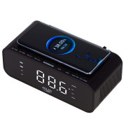 Adler AD 1192B Alarm clock with Wireless Charger