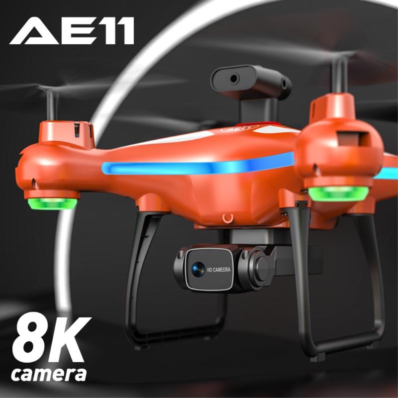 Drone with HD Dual Camera and Remote Control AE11 - Orange