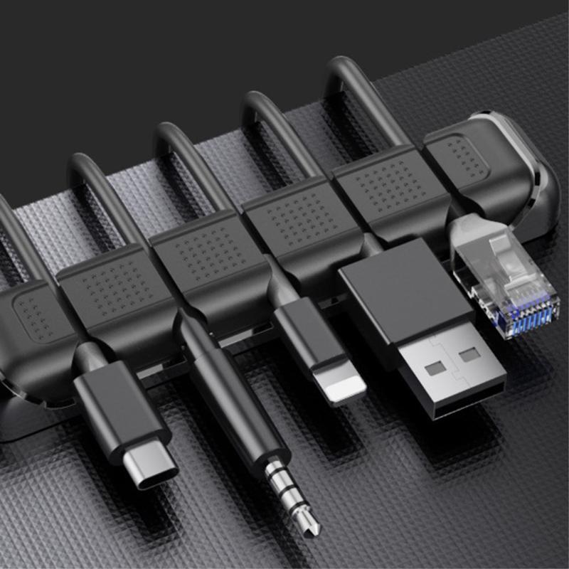 AHASTYLE PT125 Aluminum Alloy+Silicone Cord Organizer Charger Cable ...