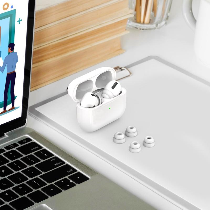 AHASTYLE PT99-2 1 Pair For Apple AirPods Pro 2 / AirPods Pro Silicone ...