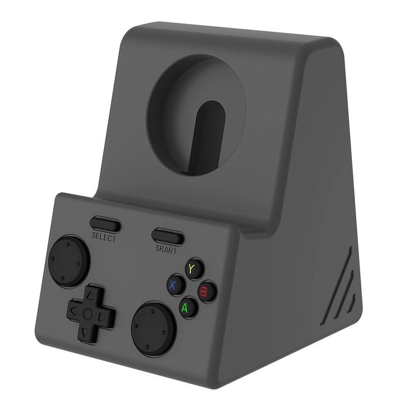 Apple Watch Game Console Style Silicone Charging Stand - Dark Grey