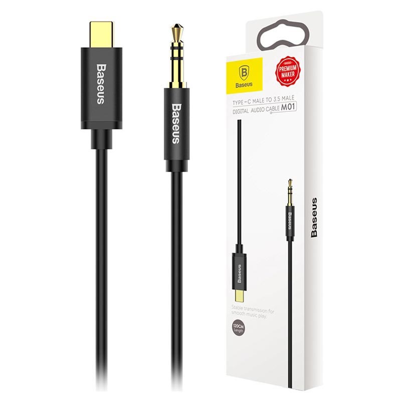 Baseus M01 USB Type-C / 3.5mm Audio Cable - 1.2m