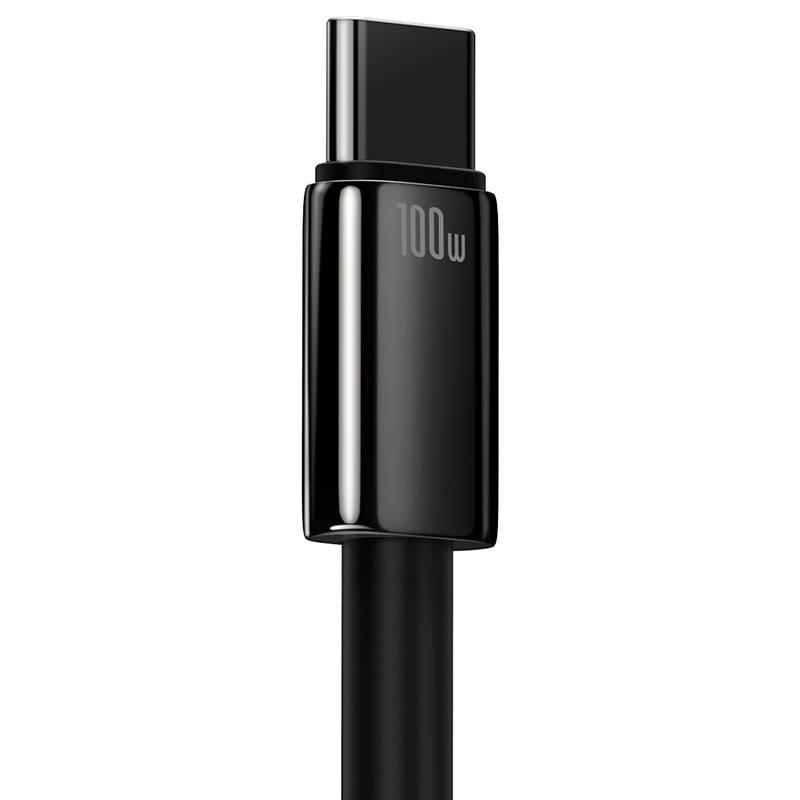 Baseus Tungsten Gold USB-A / USB-C Cable - 1m, 100W - Black