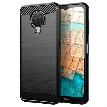 Nokia G10/G20 Brushed TPU Case - Carbon Fiber