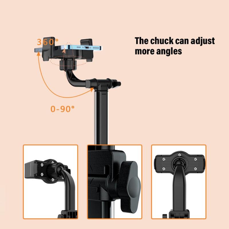 Universal Retractable Phone Holder / Tablet Stand CCT13 - Black