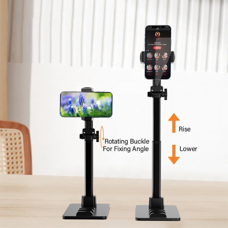 Universal Retractable Phone Holder / Tablet Stand CCT13 - Black