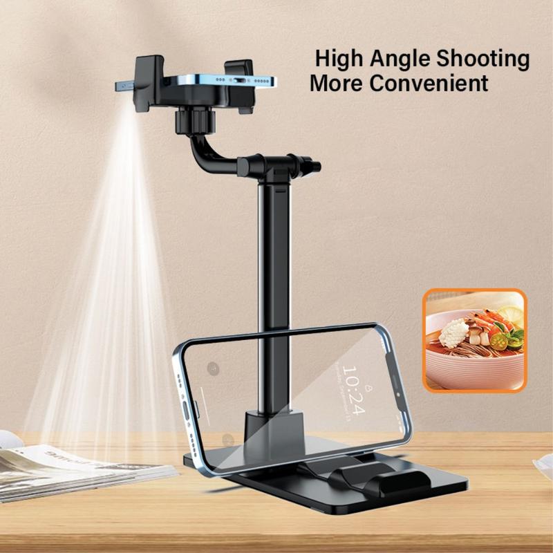 Universal Retractable Phone Holder / Tablet Stand CCT13 - Black