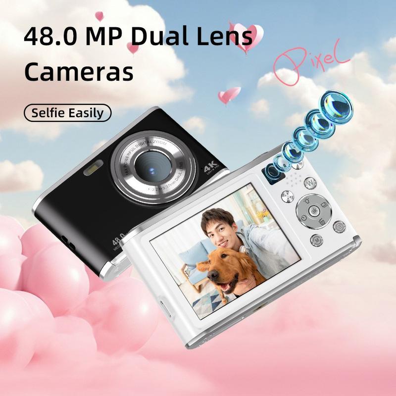 DC306L-AF Front and Rear Dual-Lens Digital Camera Auto Focus 16X Zoom ...