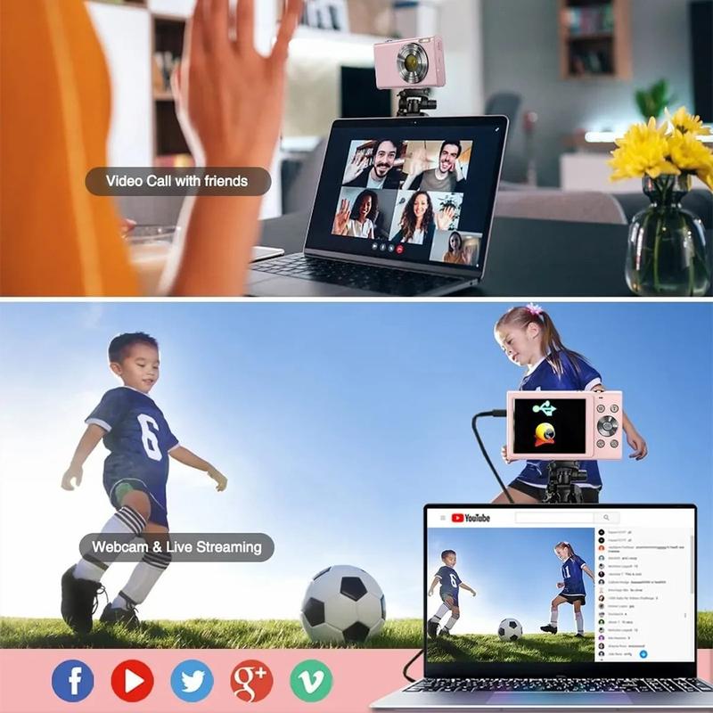 DC402-AF 4K Kids 48MP Digital Camera Auto Focus 16X Digital Zoom ...