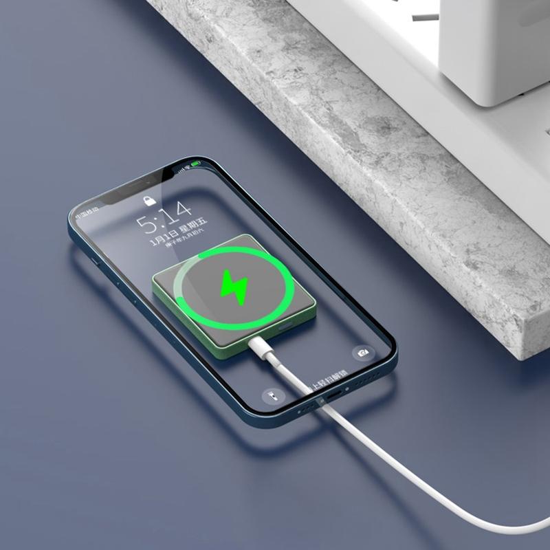 E30 5000mAh Magnetic-Absorbed 15W Wireless Charging Power Bank PD + QC ...