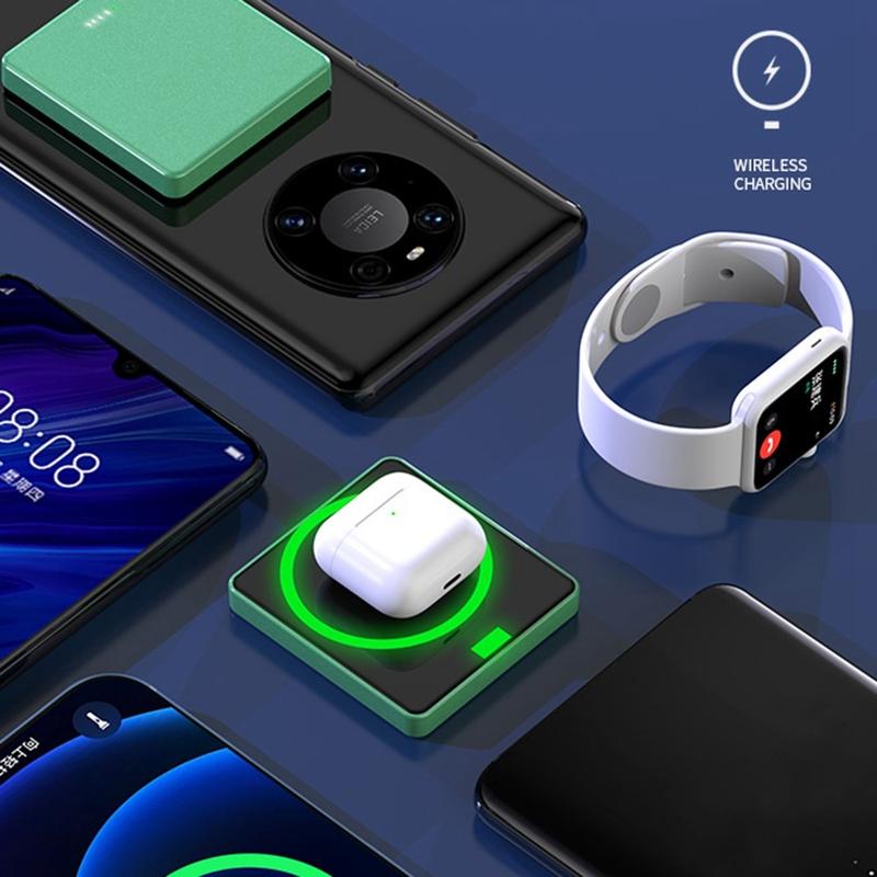 E30 5000mAh Magnetic-Absorbed 15W Wireless Charging Power Bank PD + QC ...