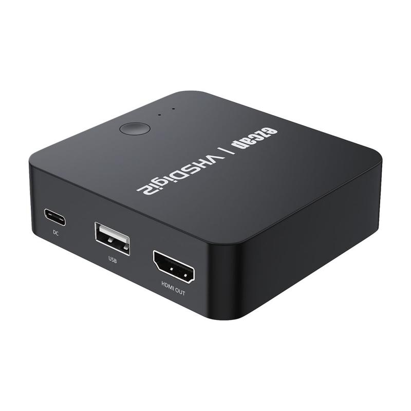 EZCAP 181 One-click Transcription VHS Tape to MP4 CVBS AV Video ...