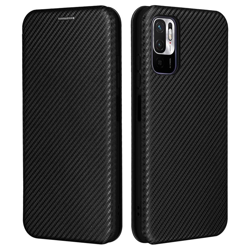 Xiaomi Redmi Note 10 5G Flip Case - Carbon Fiber