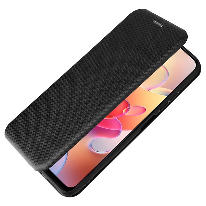 Xiaomi Redmi Note 10 5G Flip Case - Carbon Fiber
