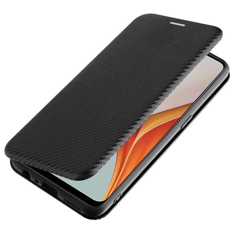 OnePlus Nord N100 Flip Case - Carbon Fiber