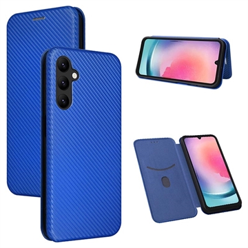 Samsung Galaxy A24 4G Flip Case - Carbon Fiber