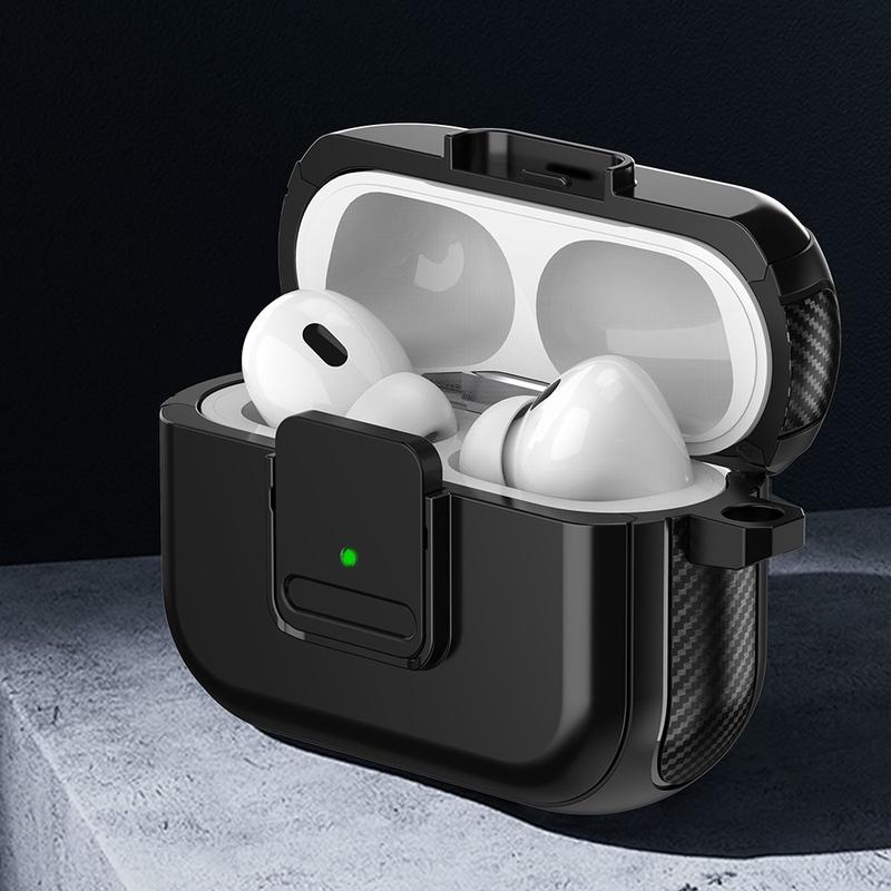 Apple AirPods Pro 2 Magnetic Charging Earphone TPU Case Buckle Earbud ...