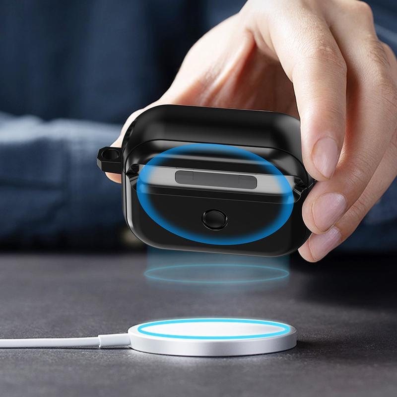 Apple AirPods Pro 2 Magnetic Charging Earphone TPU Case Buckle Earbud ...