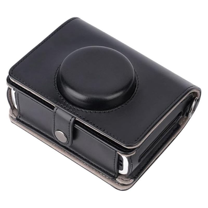 Instax mini Evo PU Leather Retro Camera Bag Anti-drop Protective Cover ...