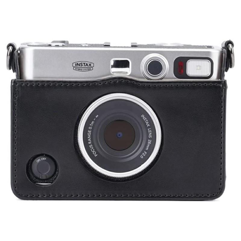 Instax mini Evo PU Leather Retro Camera Bag Anti-drop Protective Cover ...