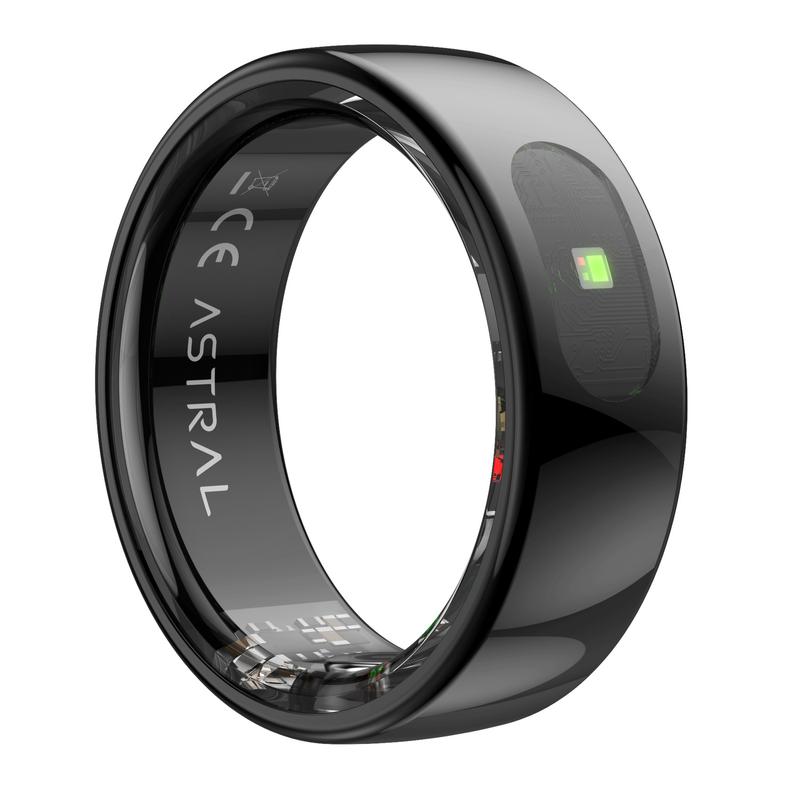 Forever Astral SR-100 Smart Ring - Size: 7/17.5mm - Black