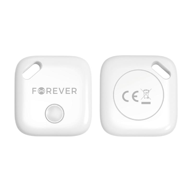 Forever FT-100 Bluetooth Tracker - Apple Find My Compatible - White