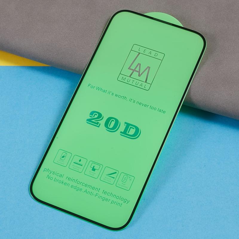 iPhone 15 Full Cover Tempered Glass Screen Protector - 9H - 20D
