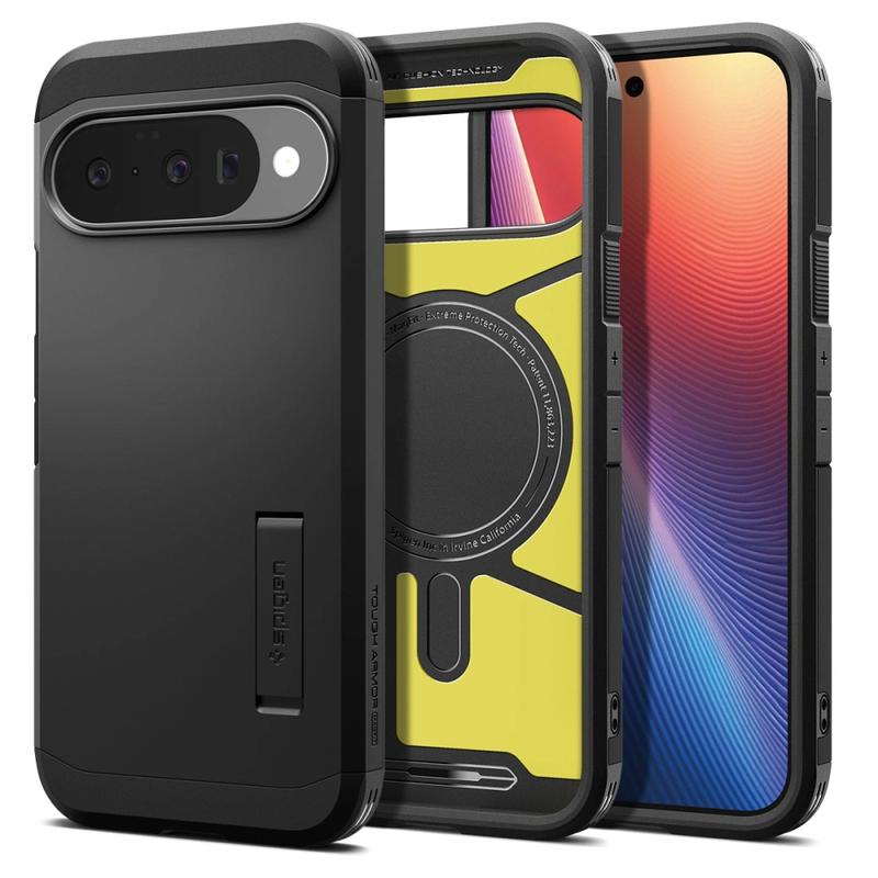 Google Pixel 10/10 Pro Spigen Tough Armor Mag Case - Black