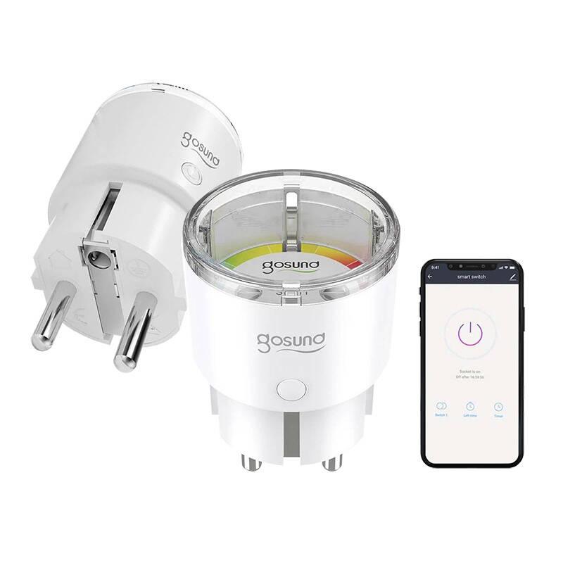 Gosund EP2 WiFi Smart Plug - 2500W, 10A, Tuya - White