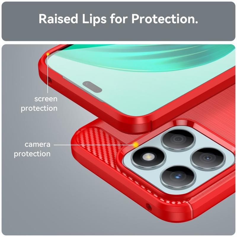 Honor X8b Brushed TPU Case - Carbon Fiber