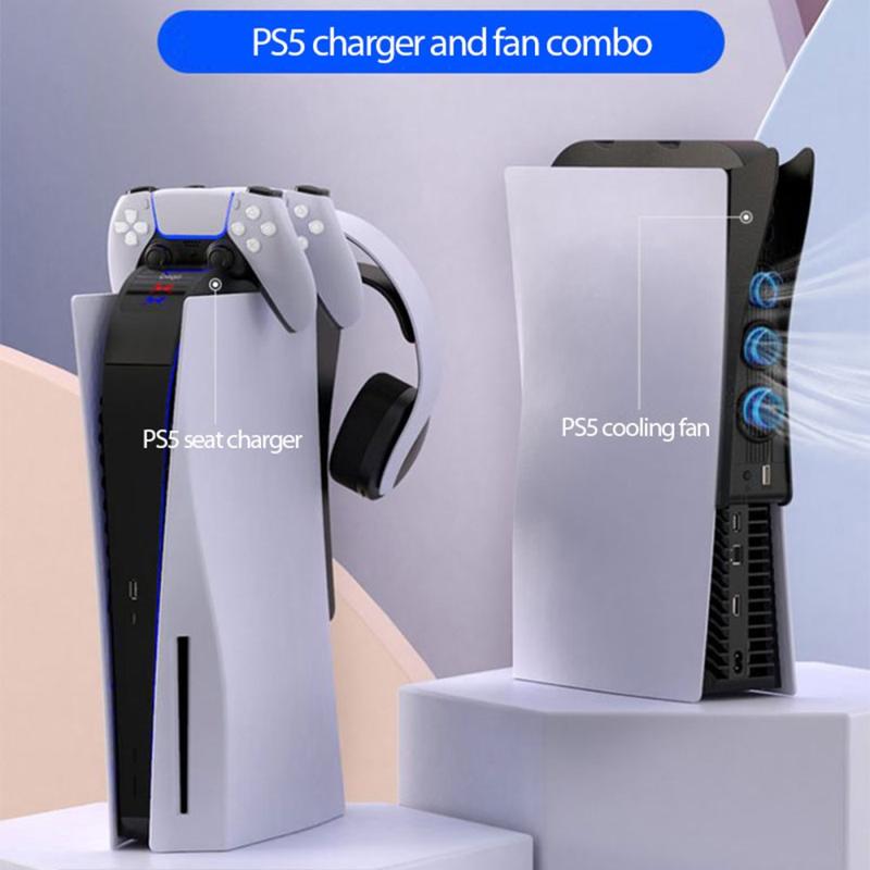 IPEGA PG-P5015 2 in 1 for PS5 Dual Controller Charging Stand with ...