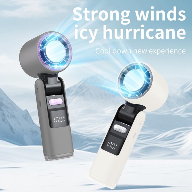 K-801 Cold-Compress Handheld Fan - Black