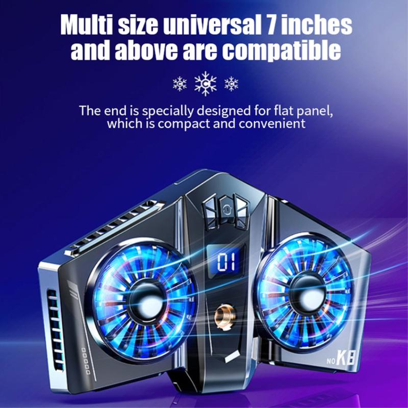 K8A Phone Cooler Digital Display Magnetic Smartphone Radiator Cooling ...