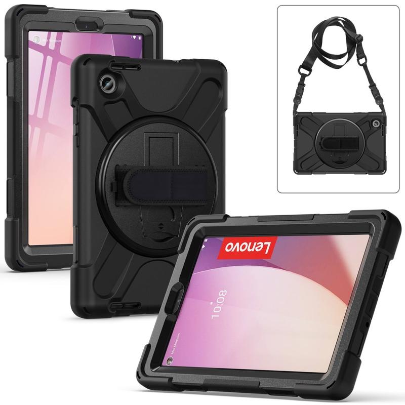 Lenovo Tab M8 Gen 4 Heavy Duty 360 Case with Hand Strap