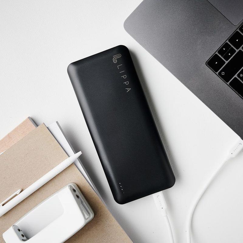 Lippa 65W Power Bank 26800mAh - 2x USB-A, USB-C - Black