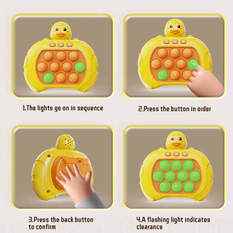 Lippa Pop-It Game for Kids - Yellow