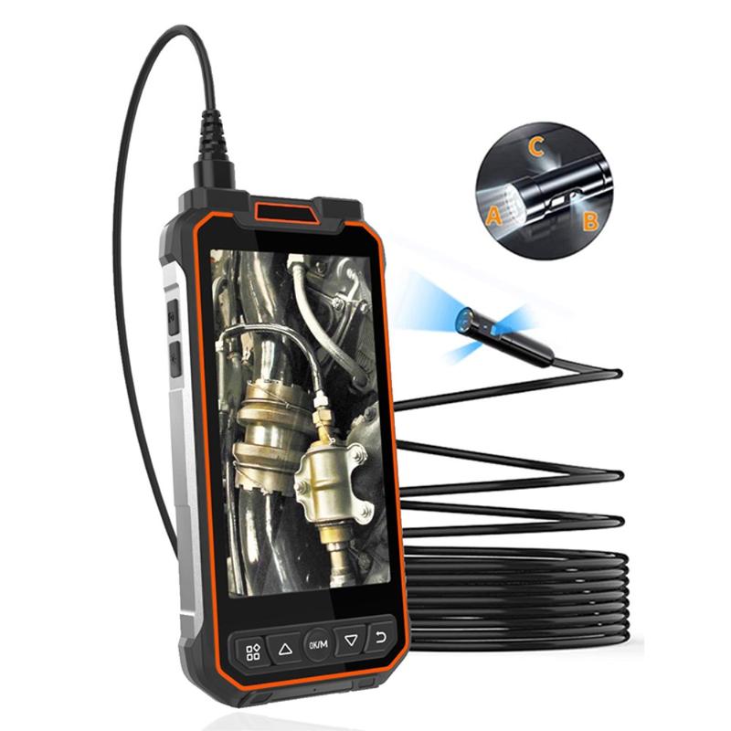 MS20 5m Hard Wire LED Light Inspection Camera Borescope Triple Lens ...