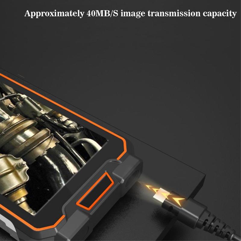 MS20 5m Hard Wire LED Light Inspection Camera Borescope Triple Lens ...