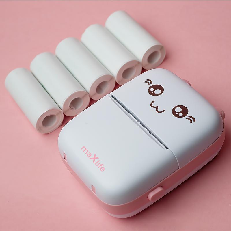 Maxlife MXTP-100 Bluetooth Thermal Printer - Pink