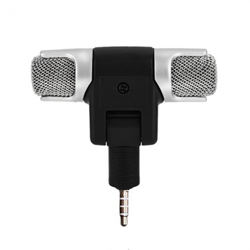Mini Portable Microphone for Smartphones and Tablets - 3.5mm