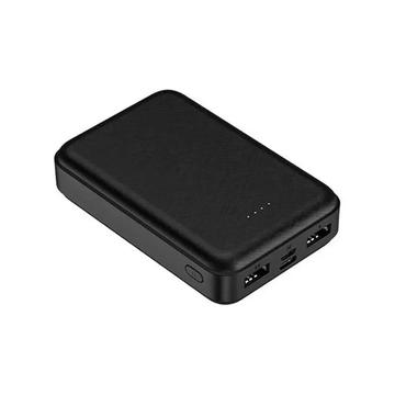 Mini Power Bank RP-038 - 2x USB, 12000mAh (Open Box - Excellent) - Black