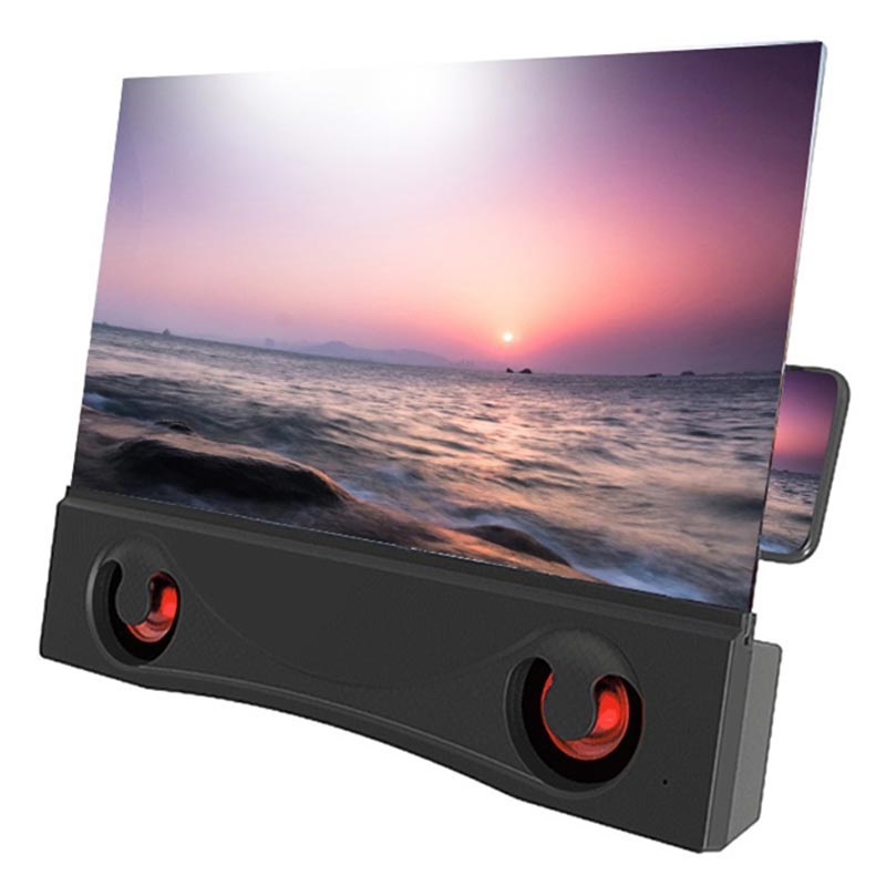 Mobile Phone Screen Amplifier with Bluetooth Speaker - 12''