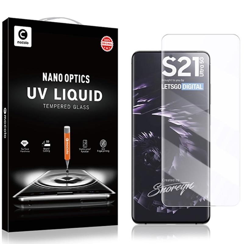 Mocolo Uv Samsung Galaxy S21 Ultra 5g Tempered Glass Screen Protector