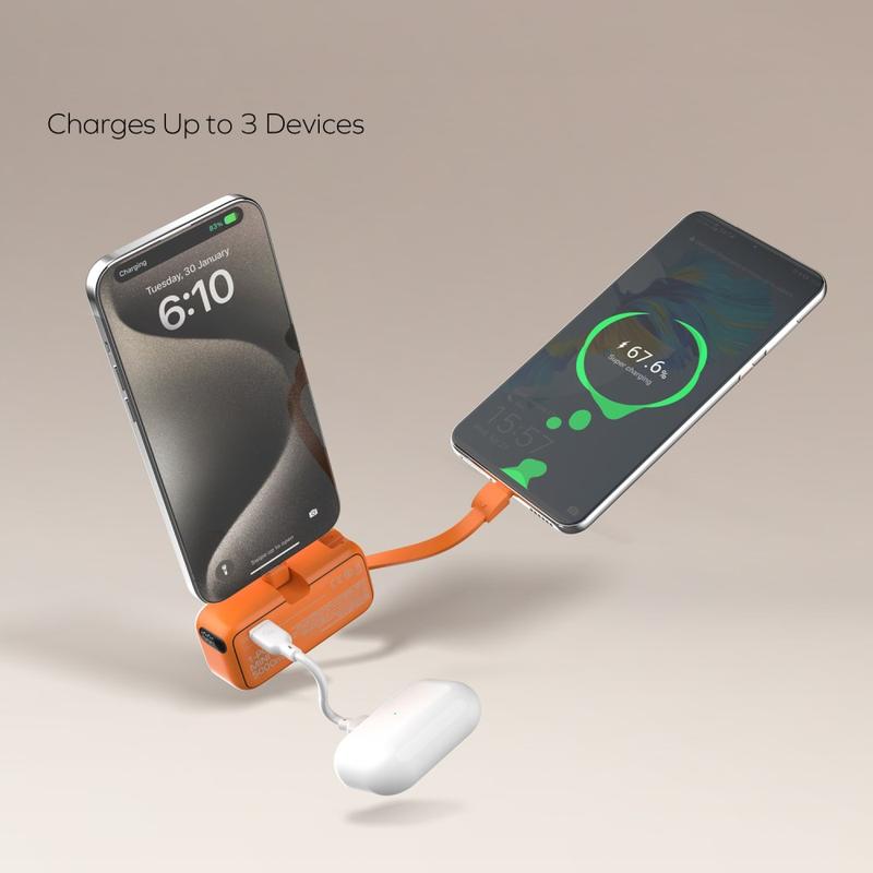 Momax 1-Power Mini Pop Art USB-C Power Bank 5000mAh - Green