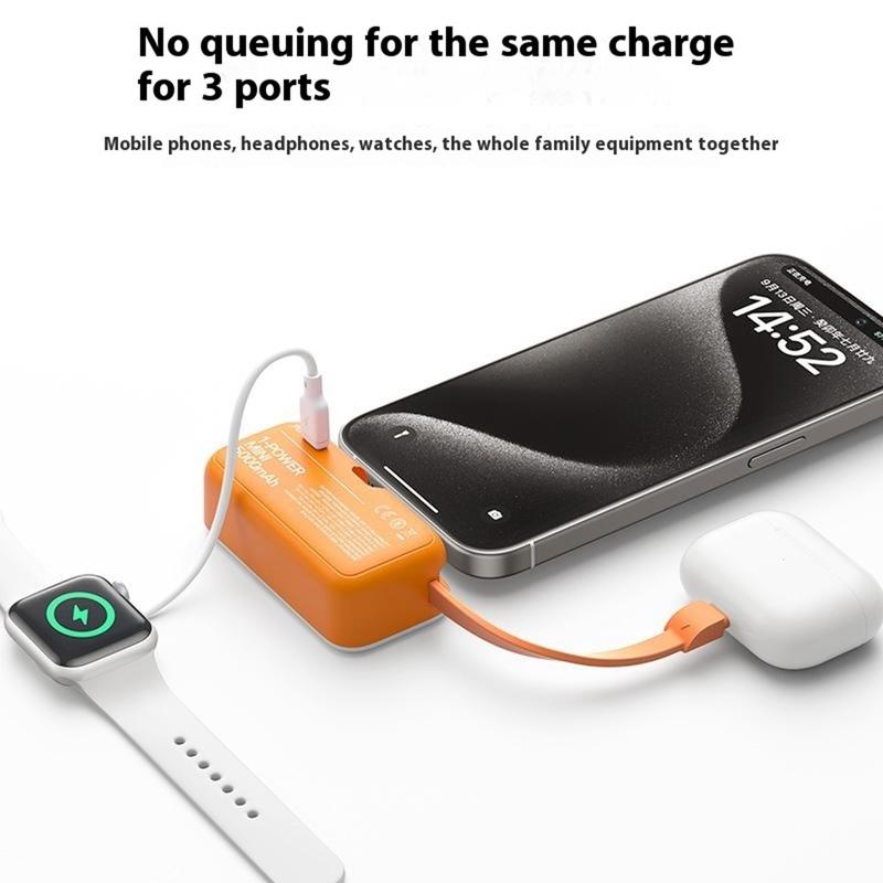 Momax 1-Power Mini Pop Art USB-C Power Bank 5000mAh - Green