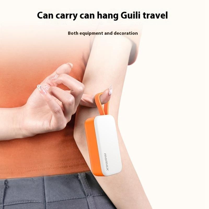 Momax 1-Power Mini Pop Art USB-C Power Bank 5000mAh - Orange