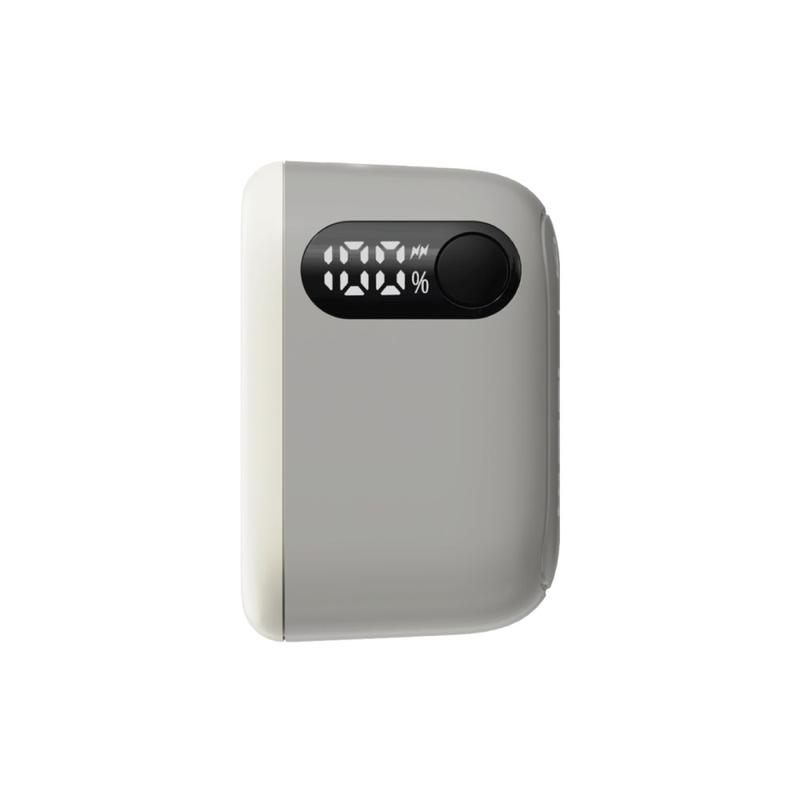 Momax 1-Power Mini Pop Art USB-C Power Bank 5000mAh - Titanium Grey