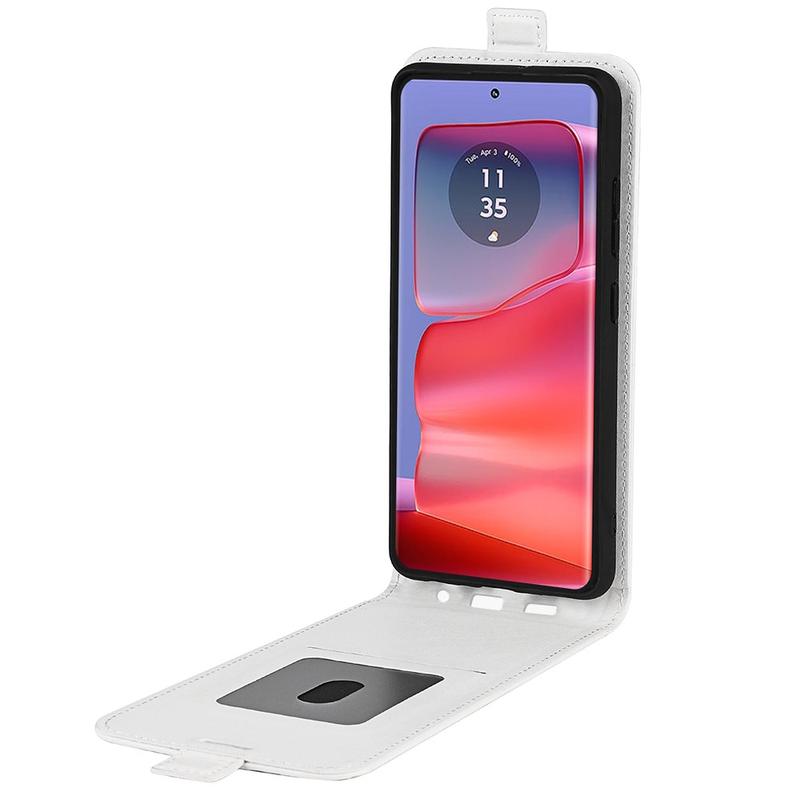 Motorola Edge 50 Pro Vertical Flip Case with Card Slot