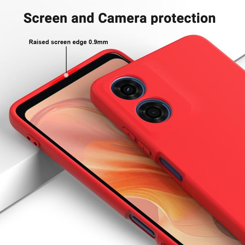 Motorola Moto E14 Liquid Silicone Case - Red